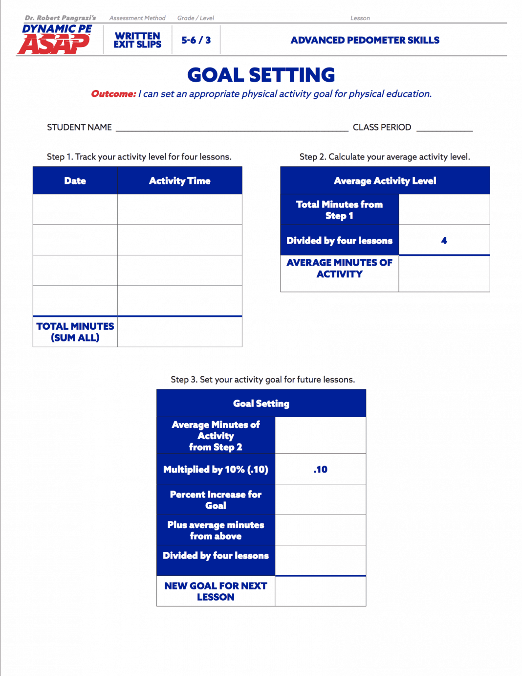 Formative Assessment Examples with Dynamic PE ASAP | PE Blog