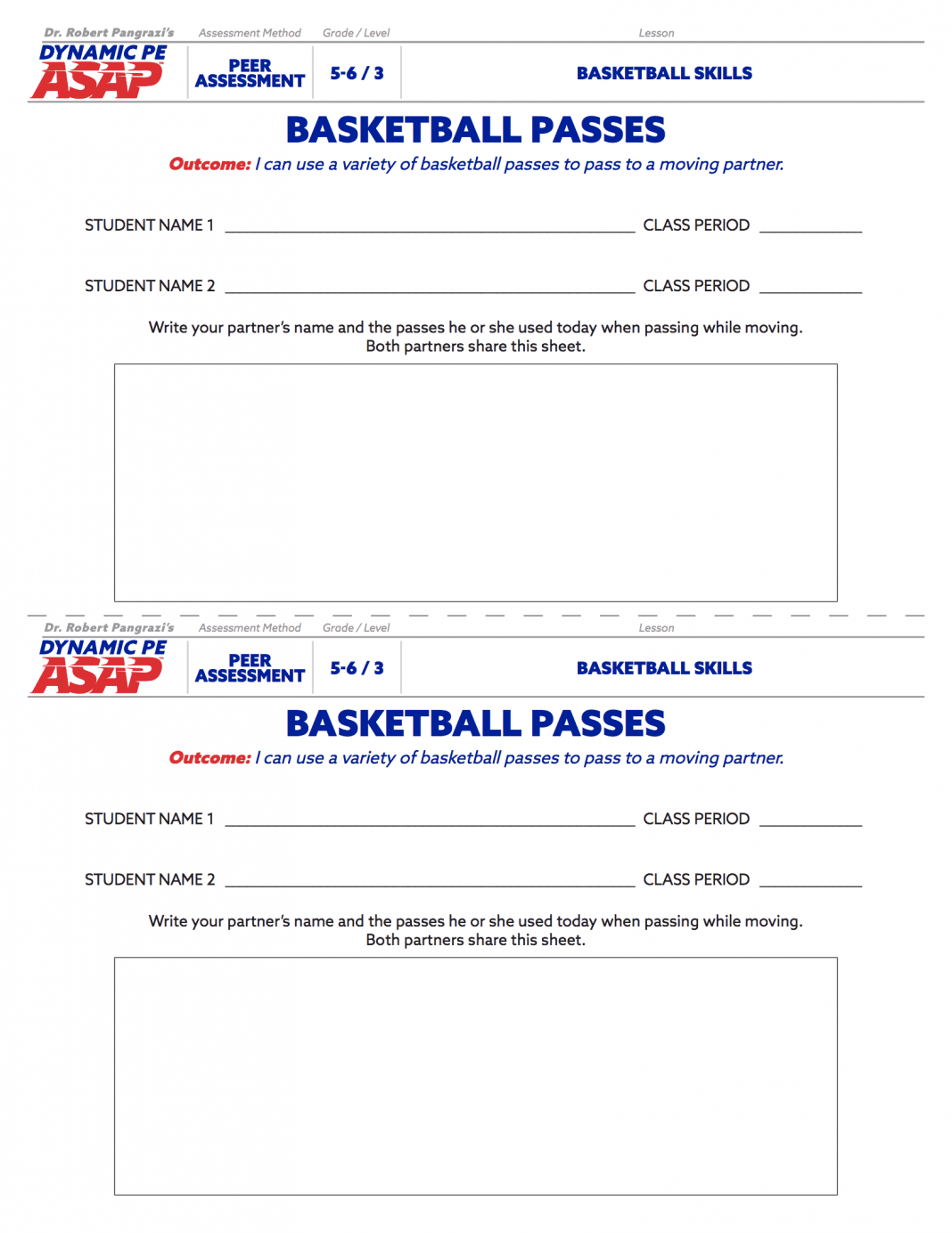 Formative Assessment Examples with Dynamic PE ASAP | PE Blog