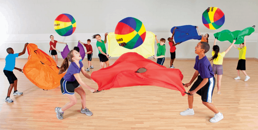 Unique Ways to Use Parachutes in PE