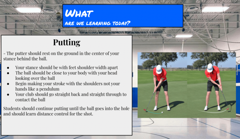 Golf Station and Instruction Ideas in Physical Education